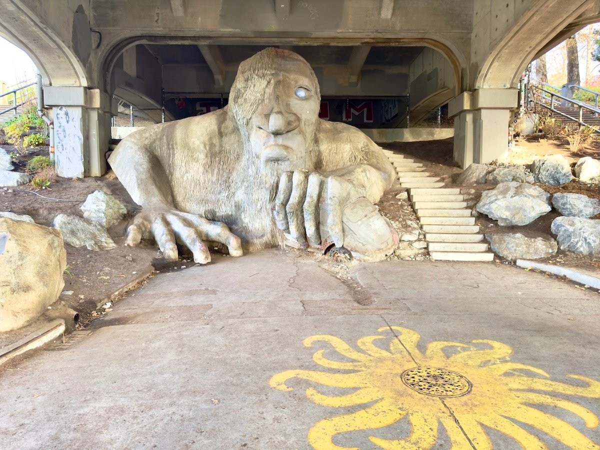 Visiting The Fremont Troll - Explore Washington State
